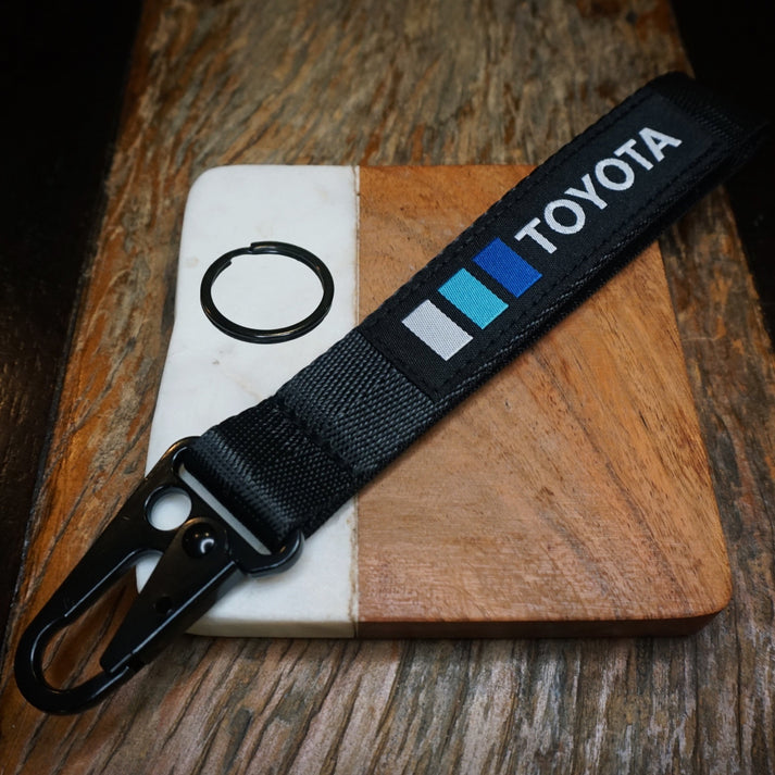 Blue TRD Retro Stripes Keychain Lanyard for Toyota – FORYOTA